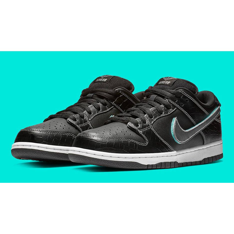 Diamond Supply Co x Nike SB Dunk Low Black | Nike Dunks